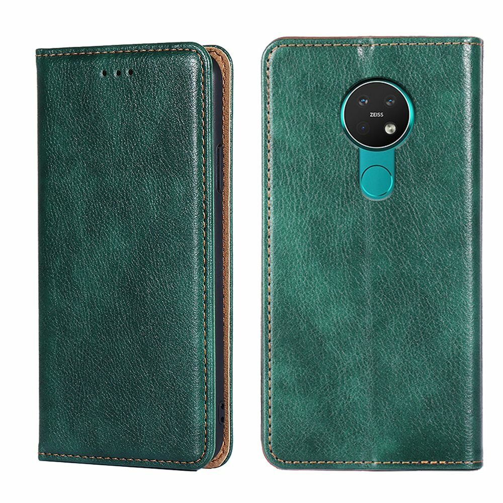 Чехол-книжка MyPads для Nokia 6.2 / 7.2 / Нокиа 6.2/7.2,(зеленый)