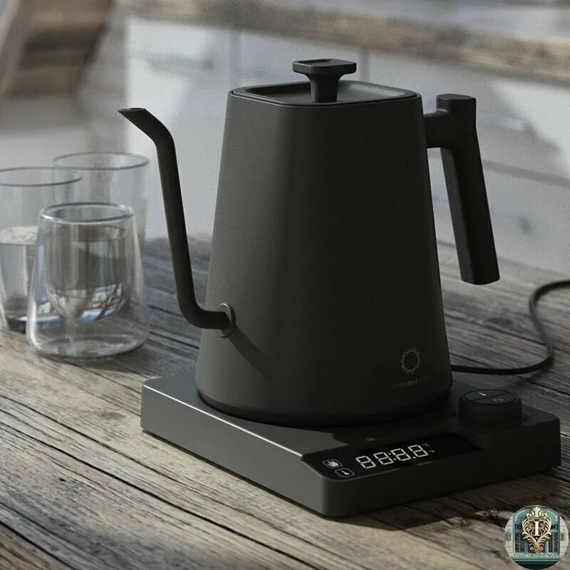 Электрический чайник Gooseneck Kettle110, черный матовый