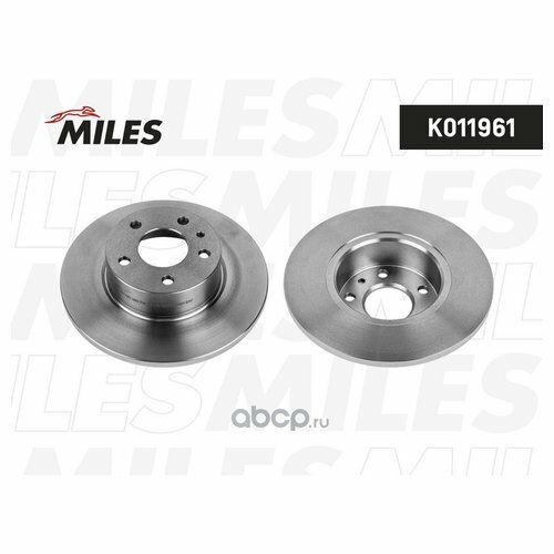 Диск тормозной alfa romeo 147/156/164 задний MILES K011961