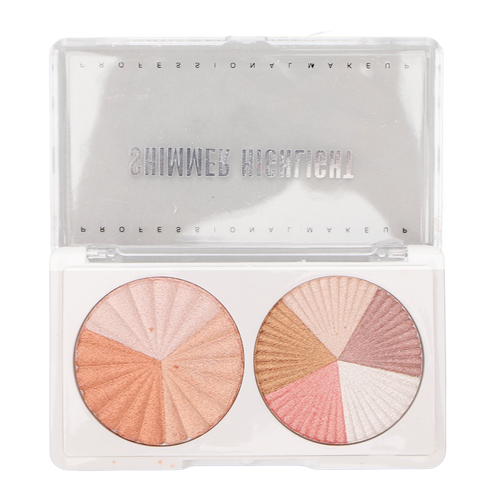 Пудра-хайлайтер с блестками, сияющий макияж для женщин, мягкий портативный хайлайтер для лица 0,3 унции, стойкое сияние