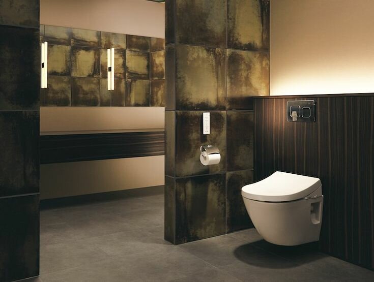 Электронный, подвесной унитаз TOTO NC CW762+TCF34120, безободковый, смыв торнадо, с крышкой биде и пультом ДУ