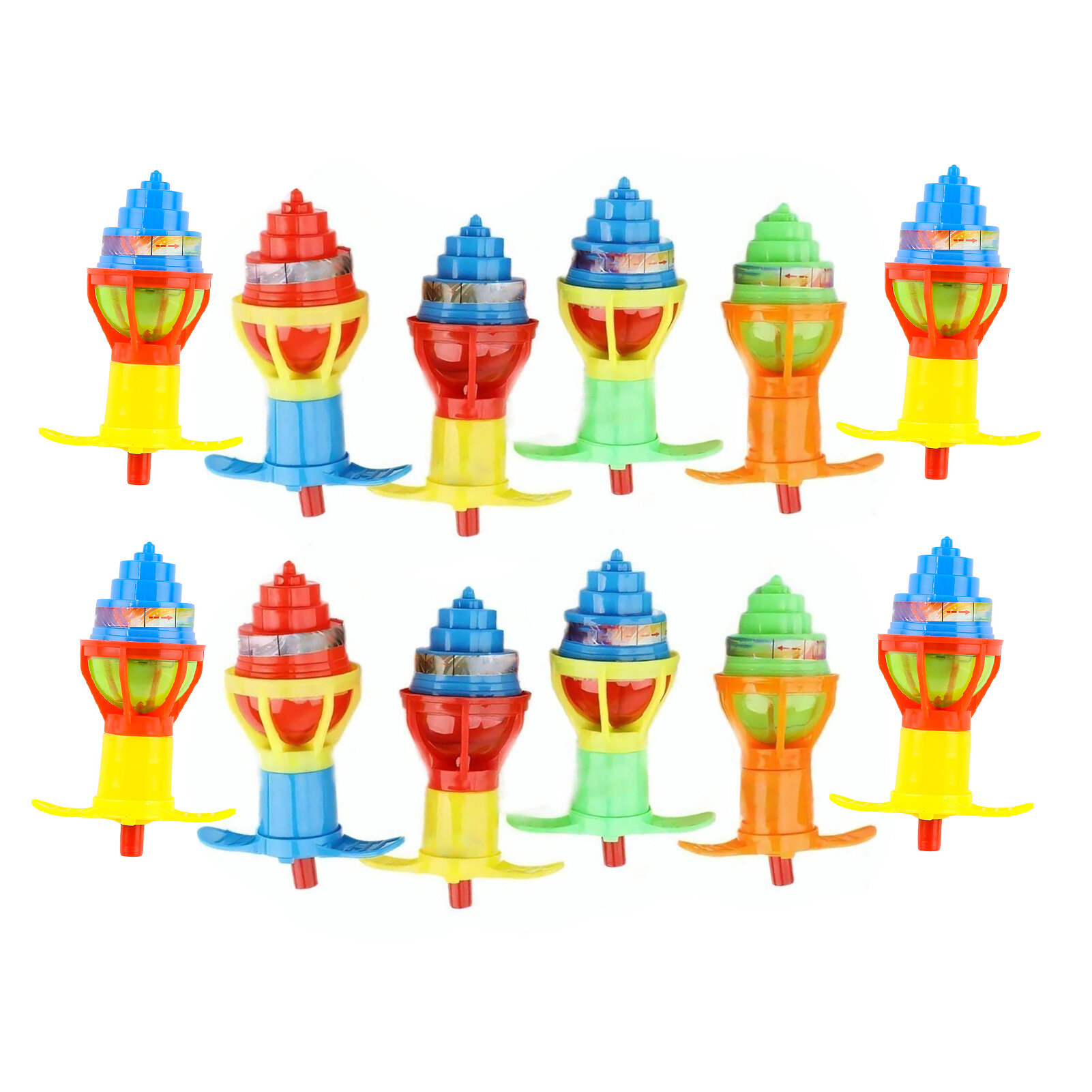 12 шт. детский вращающийся гироскоп с подсветкой для мальчиков и девочек, праздничная вечеринка, портативный милый забавный мигающий светодиодный гироскоп, игрушка