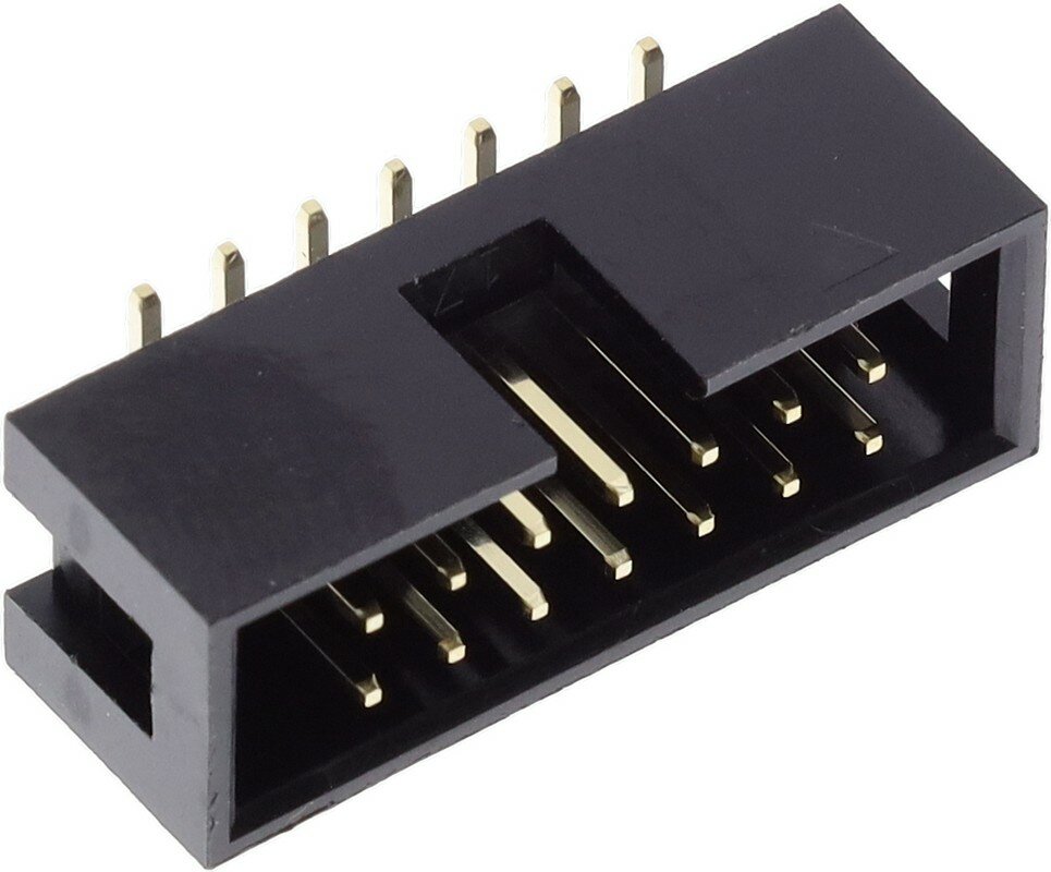 10шт разъем IDC-14M SMD