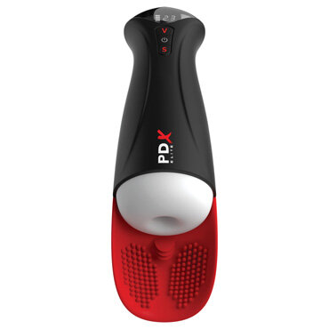 Мастурбатор с вибрацией Fuck-O-Matic Pro XL, белый С функцией всасывания и дополнительной зоной стимуляции