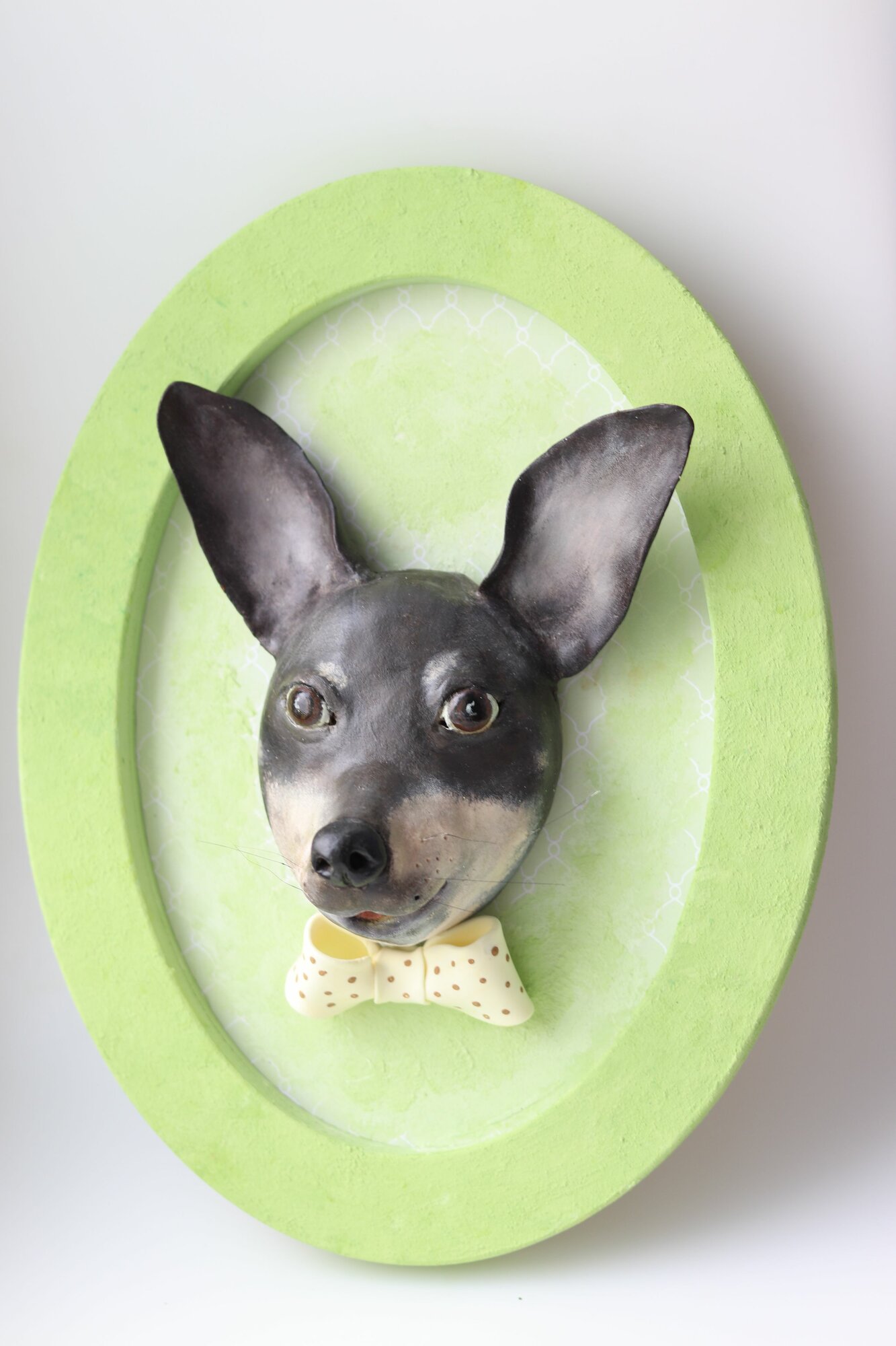 Картина объемная из полимерной глины "Милый друг"/30 см х 23 см.