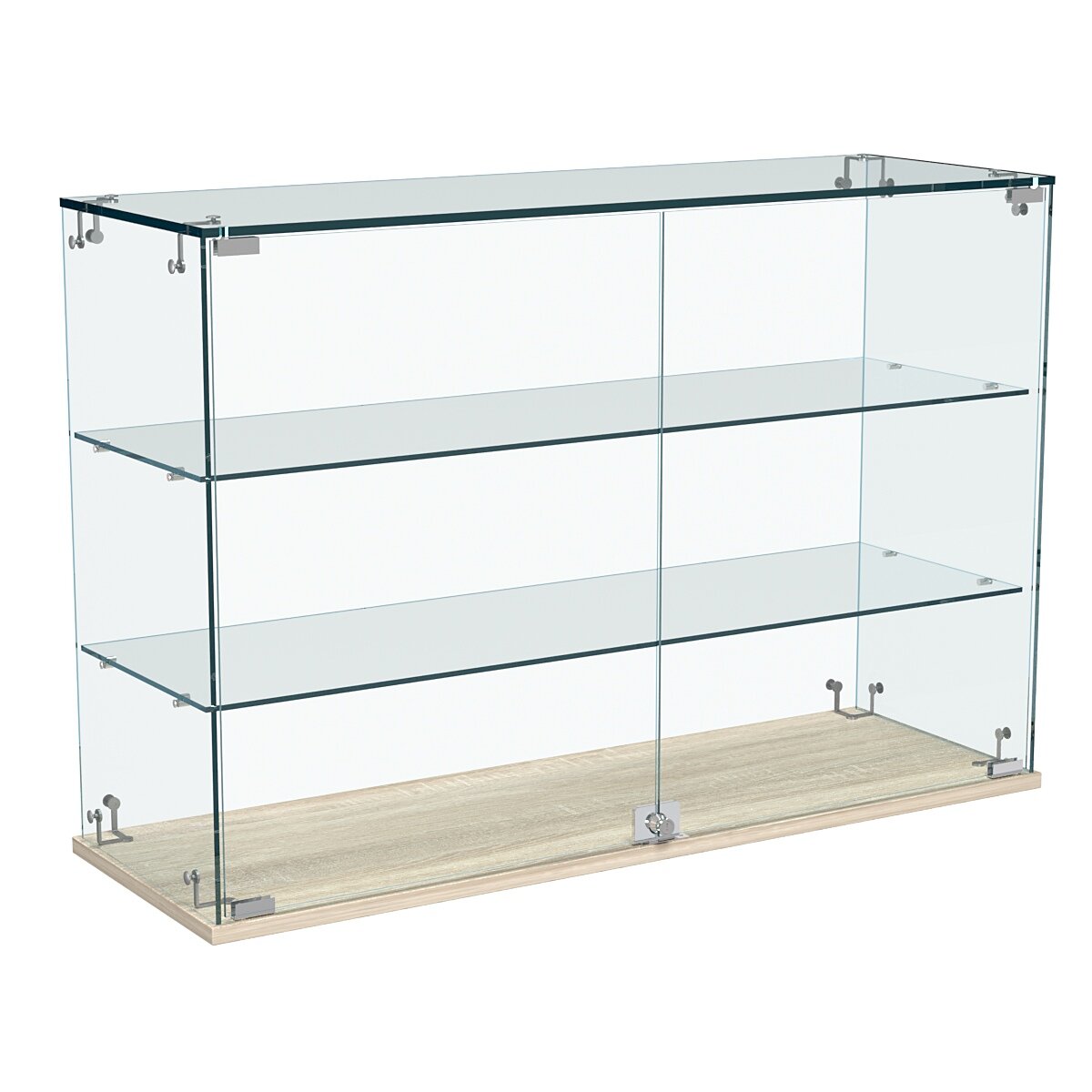 Витрина Истра настольная №29, Дуб Сонома. Производство товара - компания ТОБ.