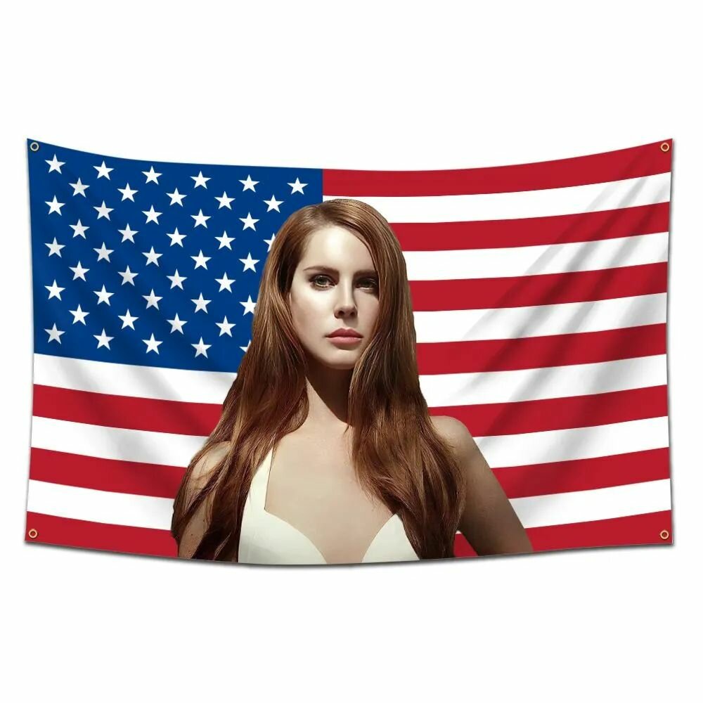Флаг лана дель рей/ Lana DelRey flag 90x150cm