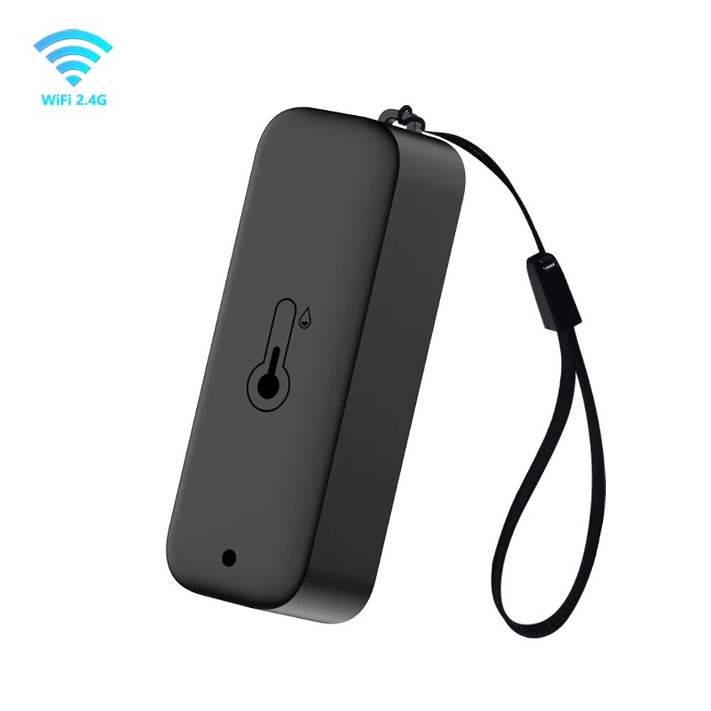 Tuya Wi-Fi датчик температуры и влажности Black