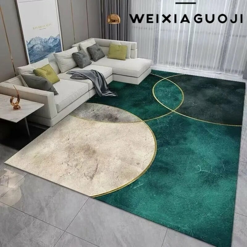 Коврик для кухни "Изумрудный мрамор" 140x200 см