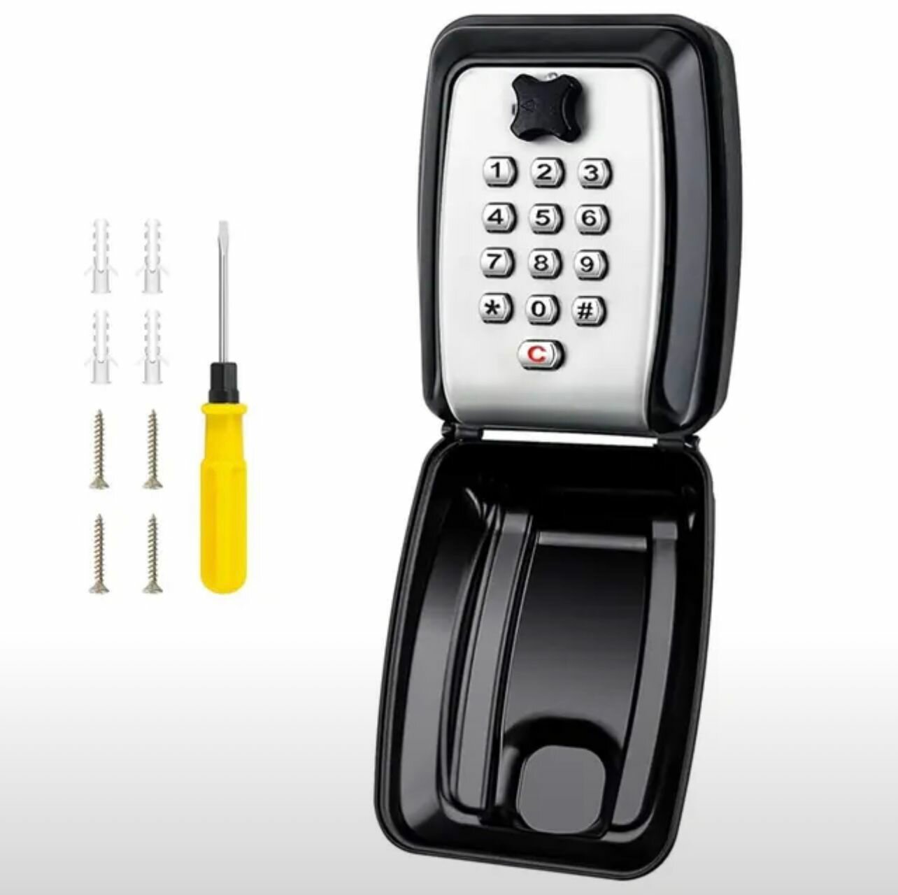 KeyBox Сейф для ключей с кодом для бесконтактного заселения, серый