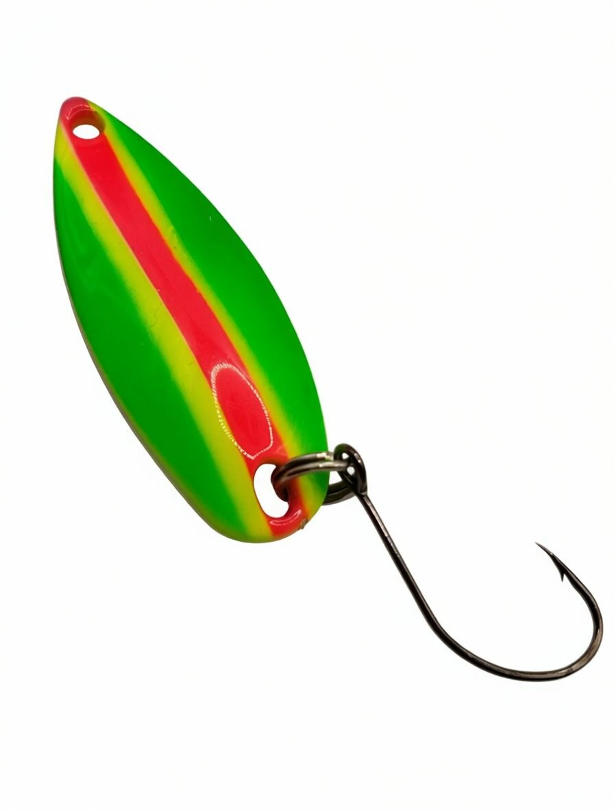 Блесна FOREST MIU 3.5г Колеблющаяся блесна для ловли окуня, щуки и судака, длина 33 мм, с крючком