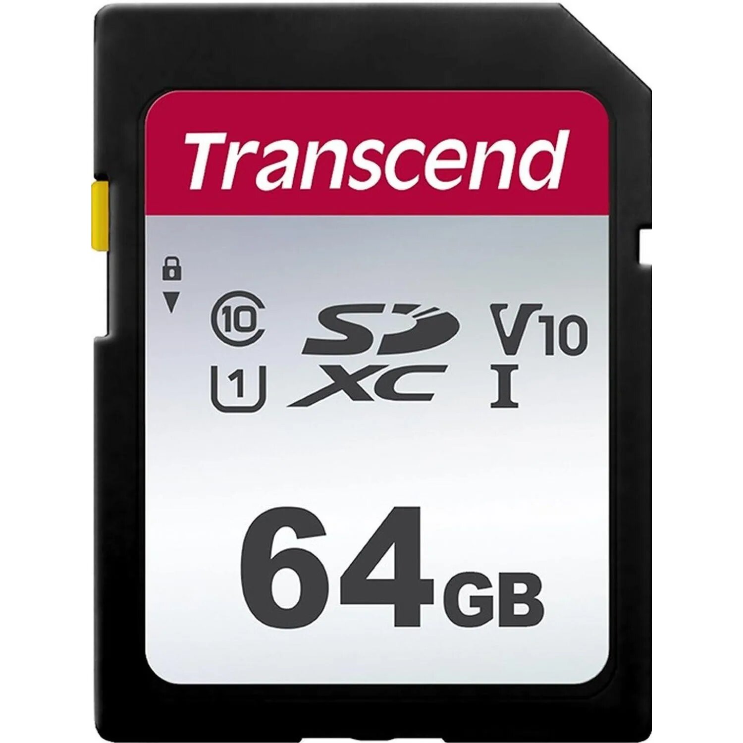 Карта памяти Transcend 300S SDXC 64Gb UHS-I Cl10, TS64GSDC300S