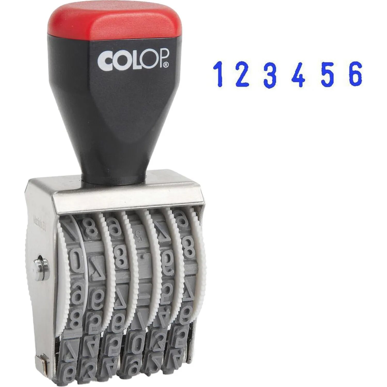 Нумератор ручной 6-и раз. высота шрифта 5мм 05006 Colop