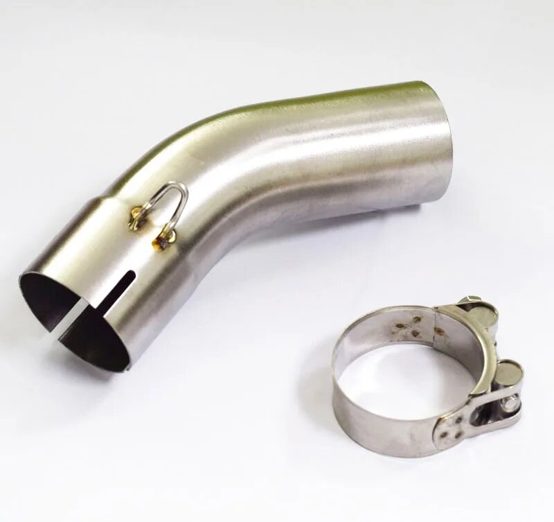 Для Kawasaki Ninja ZX-4R ZX4R SR SE ZX4RR выхлопная система мотоцикла Модифицированная нержавеющая сталь Средний соединительный трубопровод 51 мм Глушитель