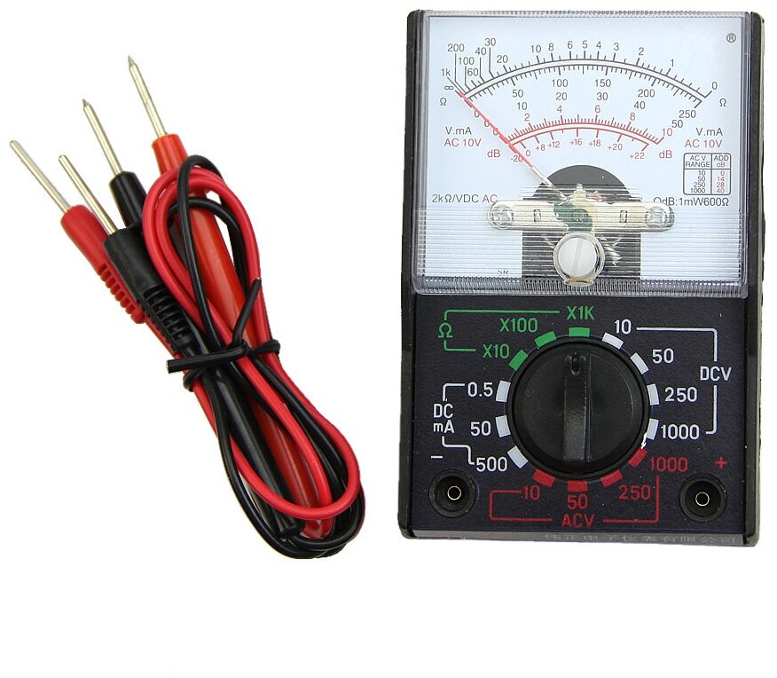 Стрелочный мультиметр карманного типа MF-110 мультиметр без аккумулятора