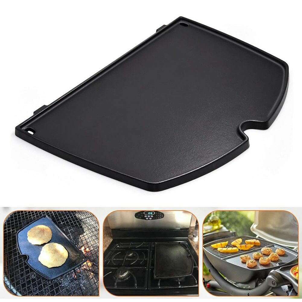 Обновите свой гриль for Weber Q2200 Q2000 Q2400 Чугунной сковородкой