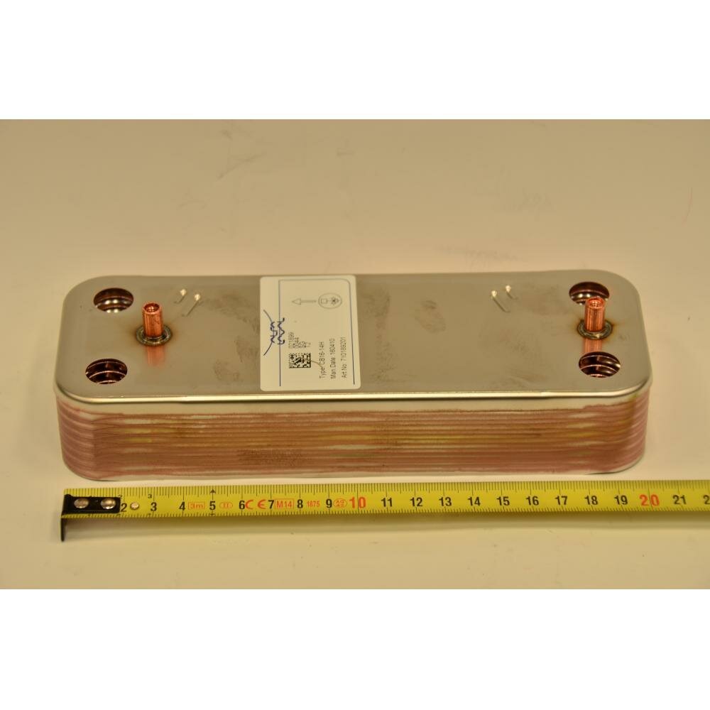 Теплообменник ГВС на 14 пластин