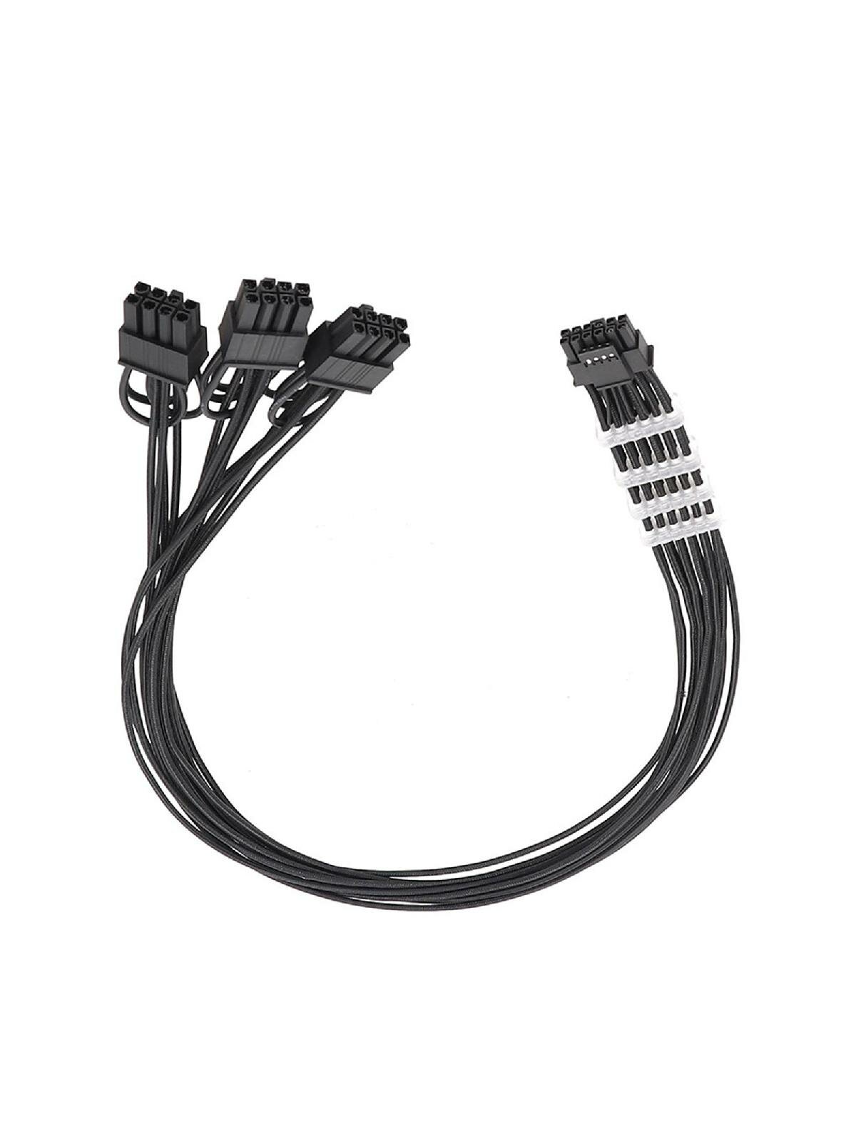 Original 12VHPWR 8Pinx3 to 12+4PIN 16Pin ATX3.0 Modulars Power Supply Cable for RTX40 GPU Video Cards