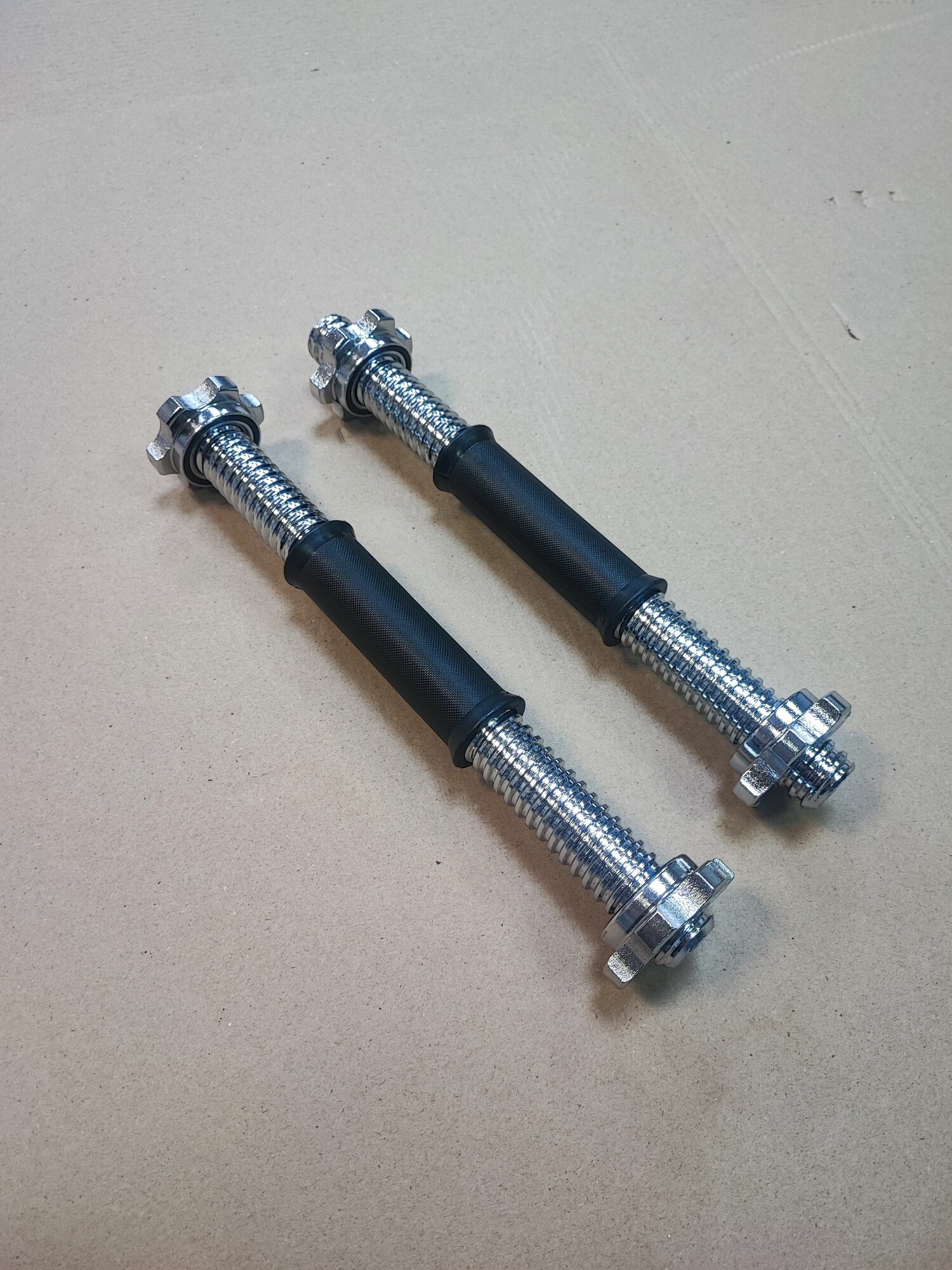 Гриф гантельный 35 см 30 мм 2 штуки