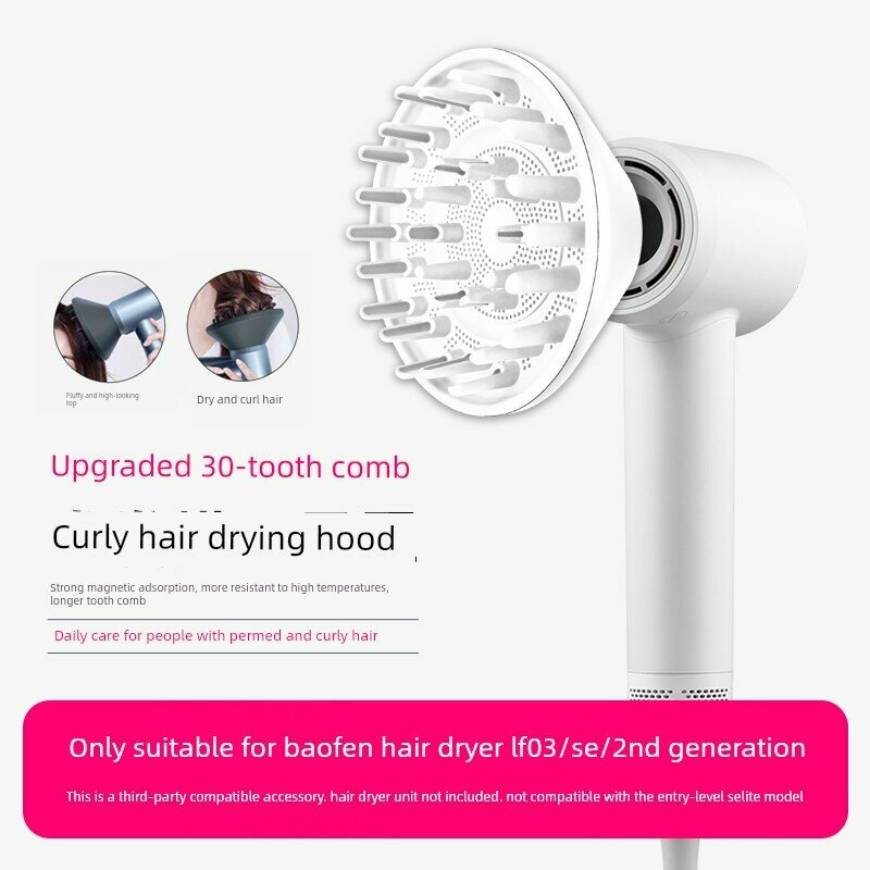 Насадка для фена Leifen LF03/SE 02: концентратор для гладкого обдува, аксессуар для придания объема и создания локонов