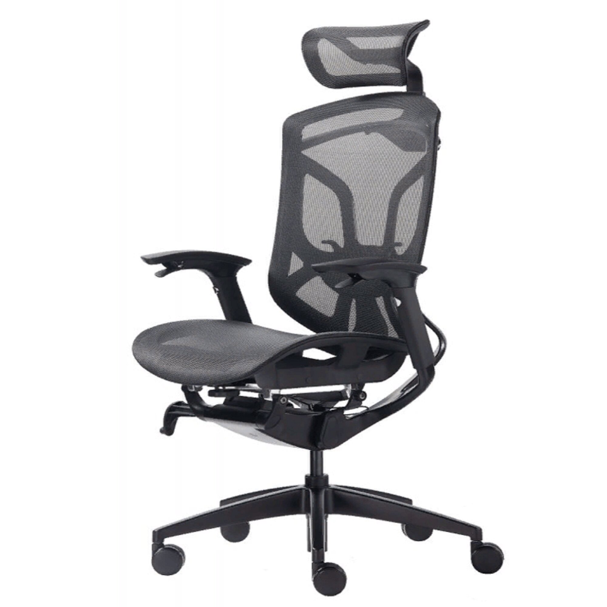 Премиум эргономичное компьютерное кресло GT Chair Dvary X, чёрный