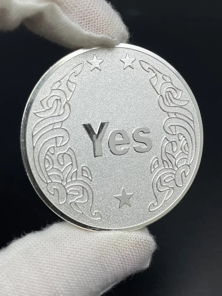 Монеты принятия решений-Да или нет