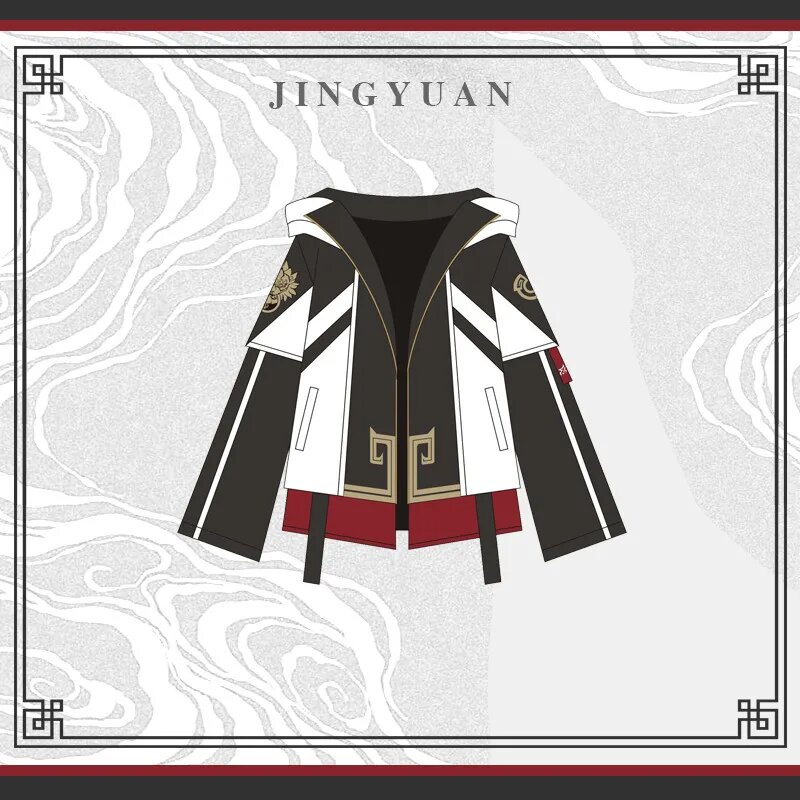 Косплей костюм аниме Honkai: Star Rail JingYuan L, Coat thickening
