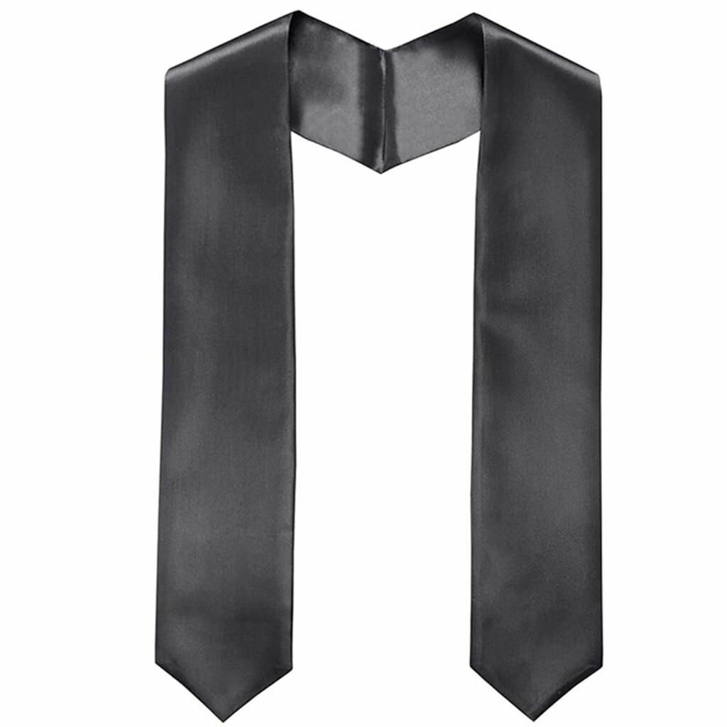 Цветная лента выпускника, Черный - 3