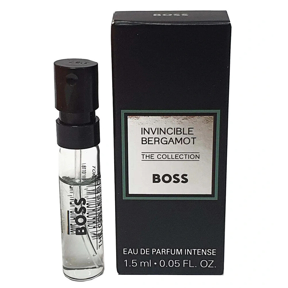 Парфюмерная вода Hugo Boss Invincible Bergamot миниатюра 1.5 мл / Пробник духов Хуго Босс Инвинсибл Бергамот