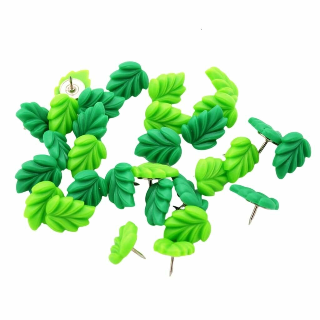 Листья-булавки 20/30/50 шт для пробковой доски, 50