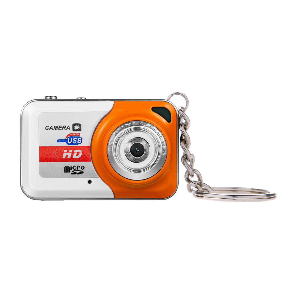 Камера портативная миниатюрная X6 цифровая DV поддержка 32GB TF карта с микрофоном разрешение видео 1280*960 720*480 30 fps фотография 1280*1024 цвет белый с серым белый с оранжевым встроенный аккумулятор время съемки 3 часа вес упаковки 60г размер