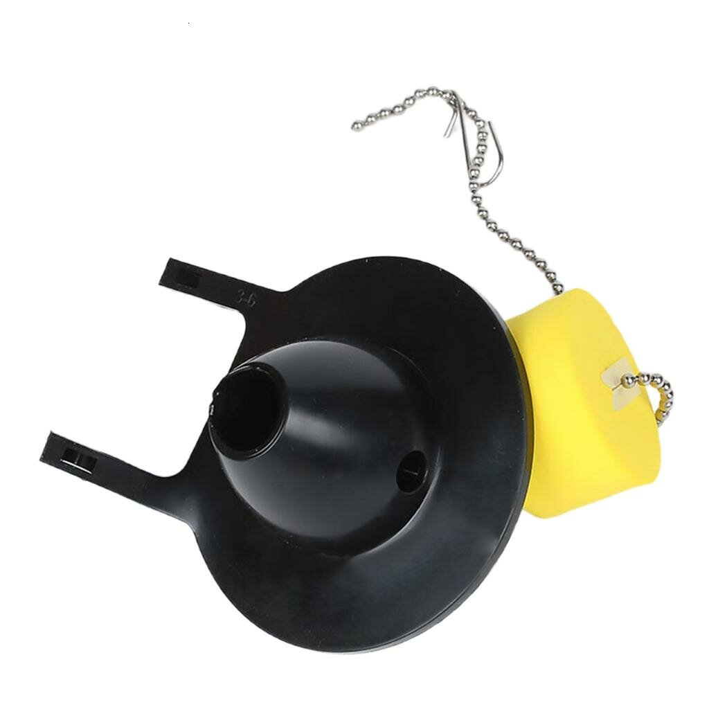 Клапан-затвор для бачка унитаза из ПВХ и стали, Крышка с цепочкой