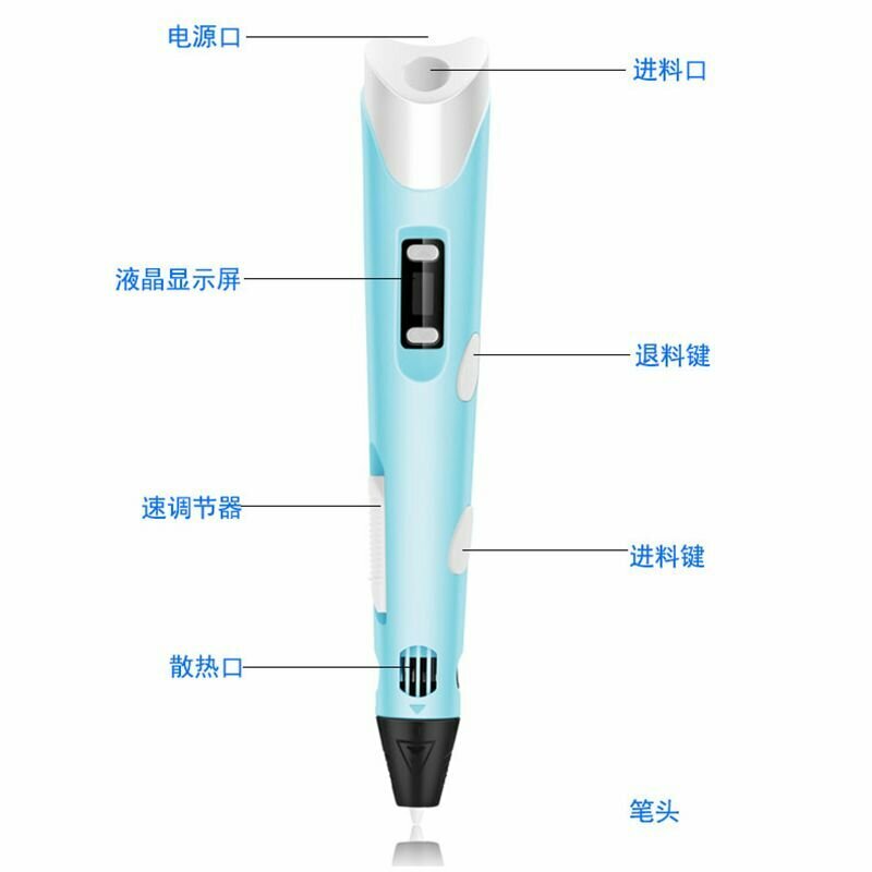 3D-ручка для низкотемпературной печати, детская ручка для рисования, трехмерная ручка для студентов, подарок на день рождения для девочек, коллекция игрушек для детей 8-12 лет