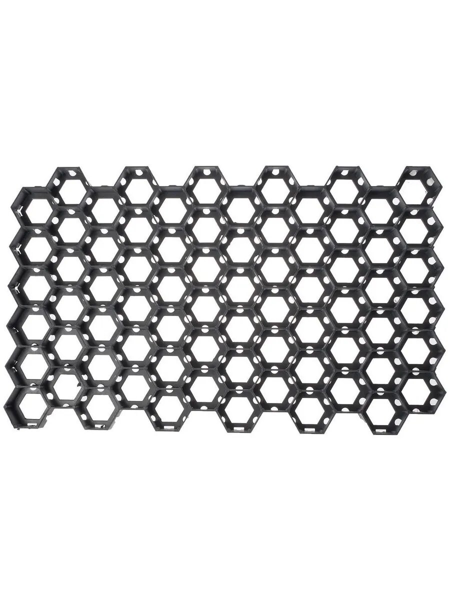 Решетка газонная, 68 х 41 х 3,3 см, с колышками