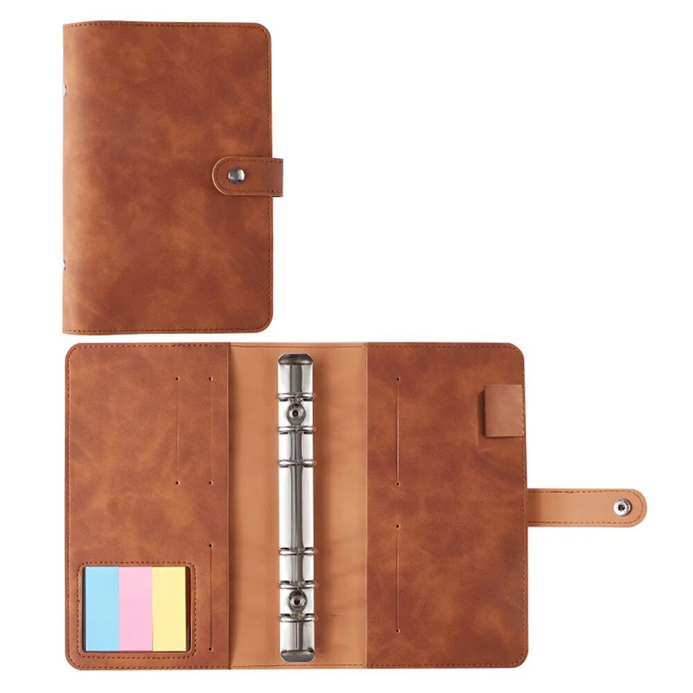 Бюджетный планировщик из искусственной кожи с конвертами и этикетками