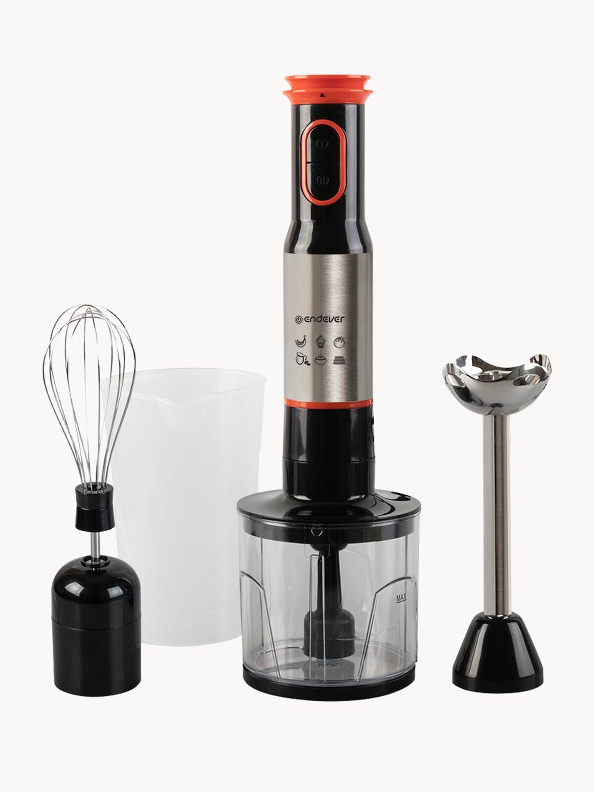 Блендер погружной с аксессуарами ENDEVER SIGMA-85 / 1500 Вт / защита от перегрева