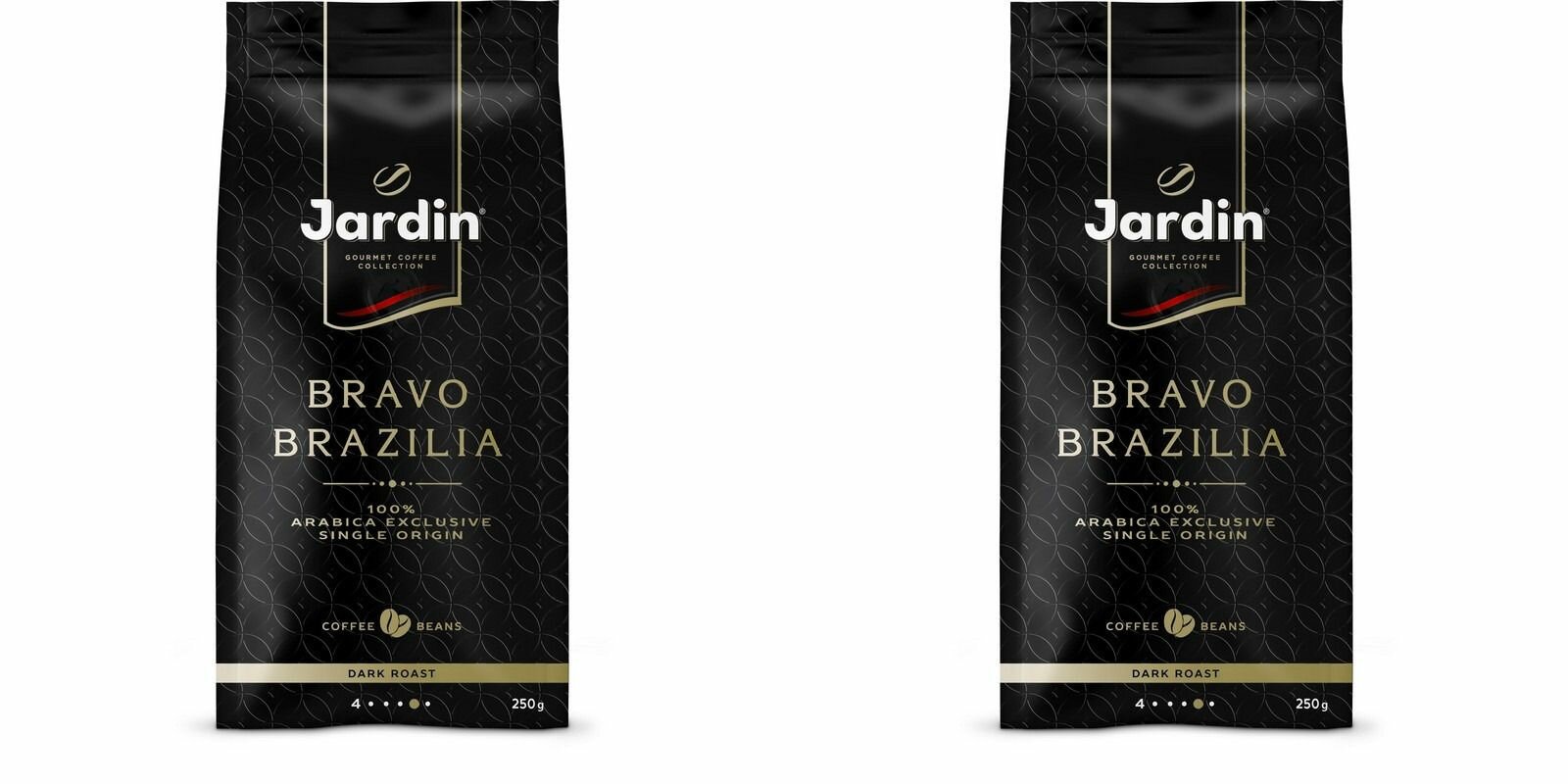 Jardin Кофе в зернах bravo brazilia, 250 г, 2 уп.