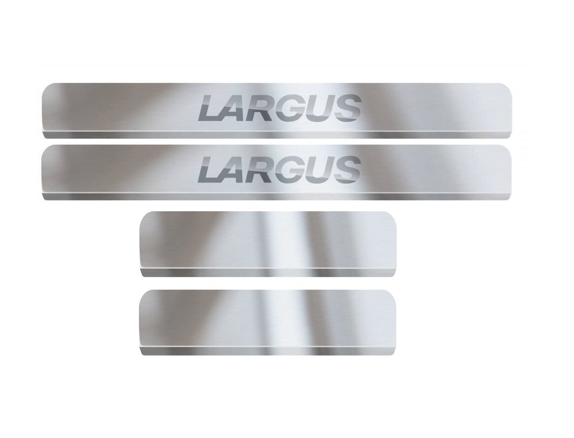 Накладки в проем дверей PT Group для Lada Largus 2012- сталь нержавеющая арт. LLA220401