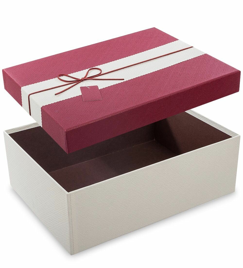Коробка Прямоугольник цв. молочн./борд. A2078742