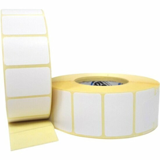 Термотрансферные этикетки Комус Термотрансферные этикетки ПГЛ 30x20, 2000шт/рул, вт.40, 64рул/уп (835192)