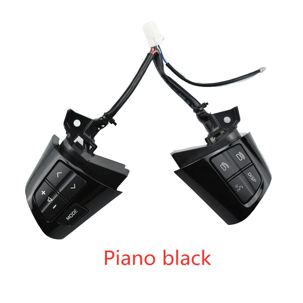 Кнопки переключателей рулевого колеса высшего качества для Toyota Corolla / Wish / Altis Piano black