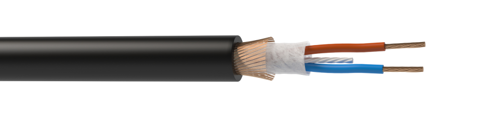 Кабель балансный микрофонный Wize [WMC24200FP] 200 м, 24 AWG, 0.22 мм2, диаметр 6.0 мм, экран, медь 28 x 0.1 мм, бухта