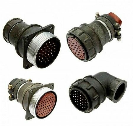 Разъем 2РМД(Т)45Б50Г8В1, соединители низкочастотные цилиндрические, тип корпусные изделия / 2шт