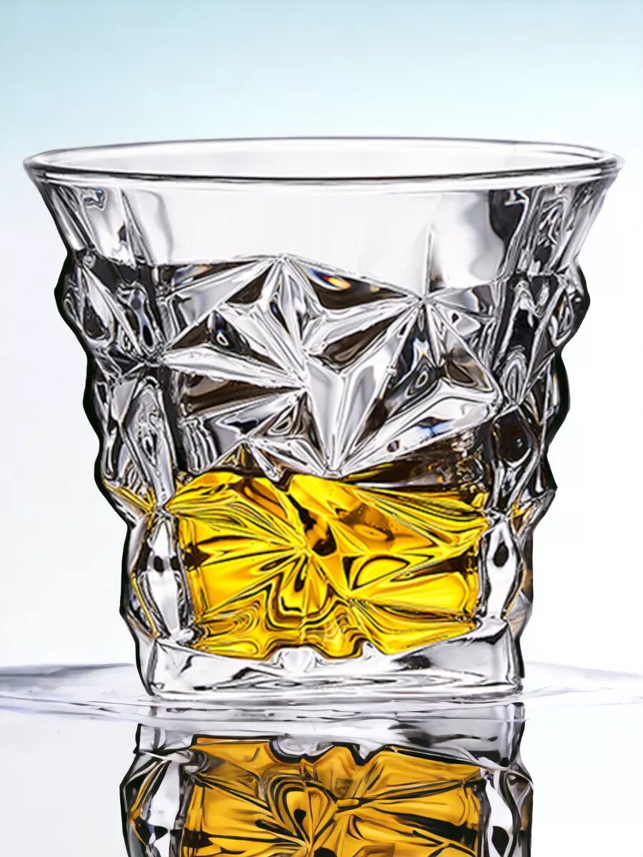 Бокалы Китобой, стекло, для виски, универсальные, 290мл, прозрачные