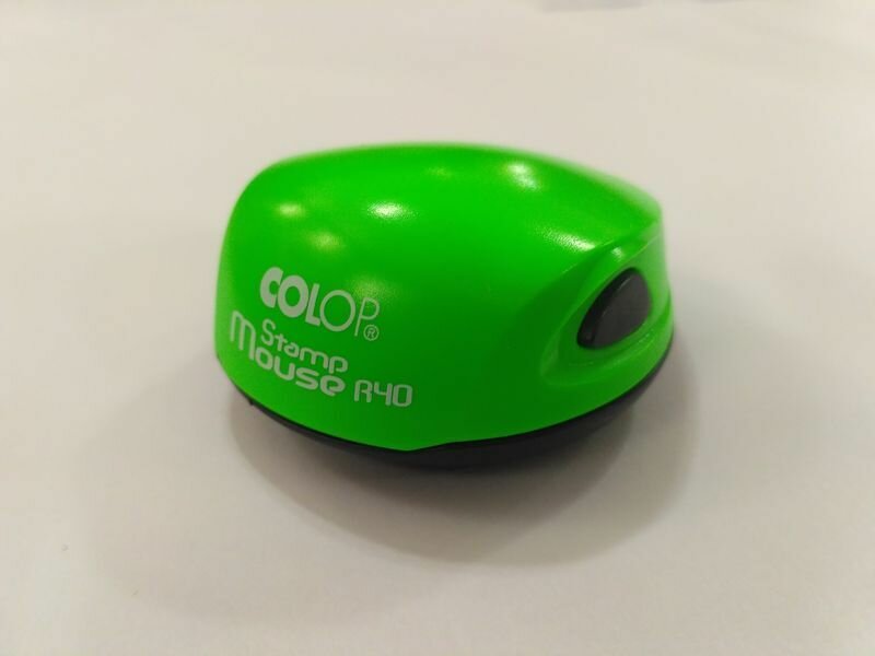 Оснастка Colop карманная для круглой печати D40, неон зеленая 152883