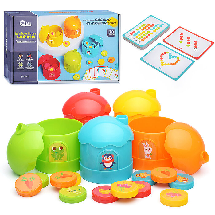 Игра развивающая "Всезнайка", для детей от 3 лет, дорожная, в коробке