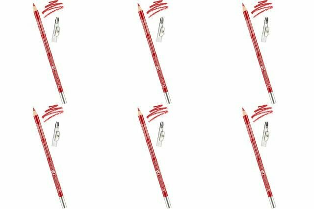 TF cosmetics Карандаш для губ с точилкой, тон 011, красное вино , 6 шт.