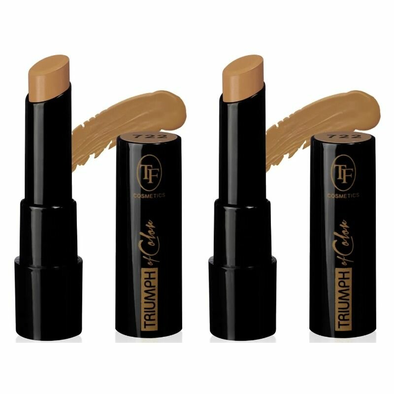 TF cosmetics Помада для губ Triumph of Color, тон 722 Бежевый, 2шт