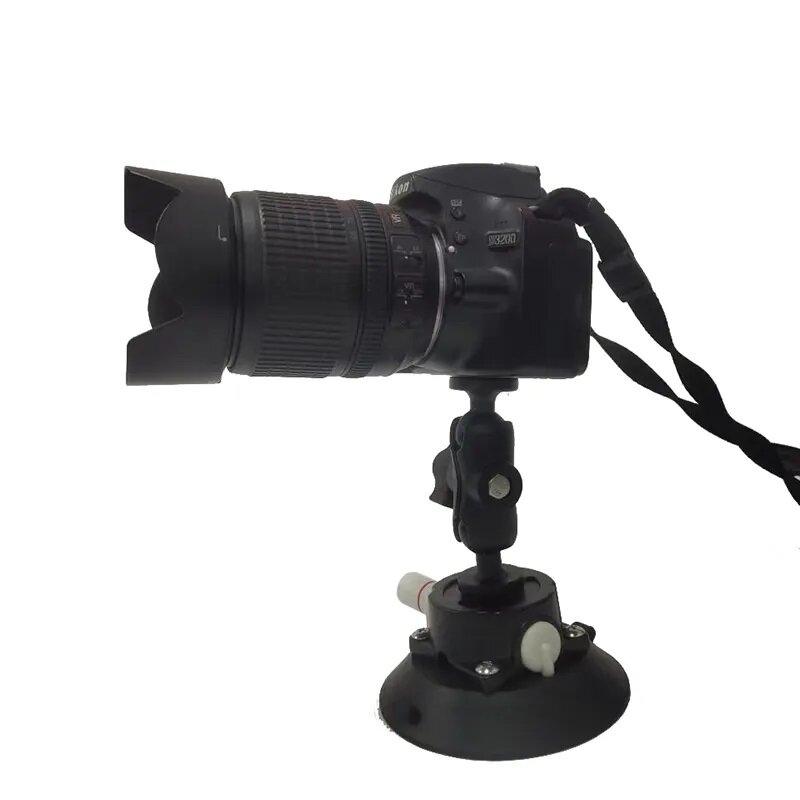 Крепление N-Star для больших фотоаппаратов и видеокамер. Мощная присоска до 50 кг, муфта 60 мм (NS-AC-B6-BSSCB)