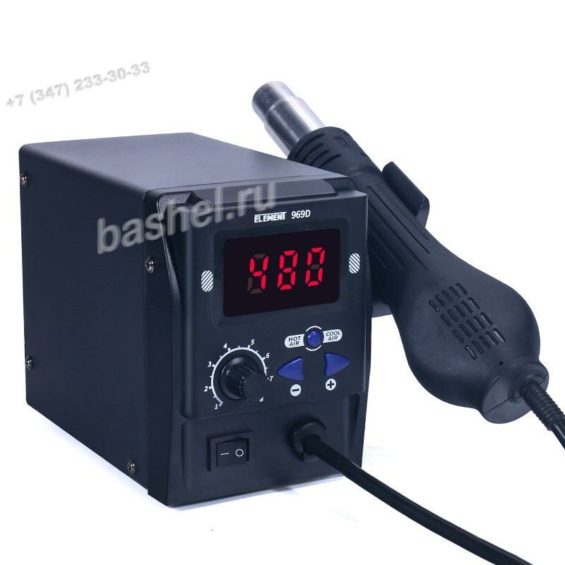 ELEMENT 969D, Фен паяльный, ELEMENT